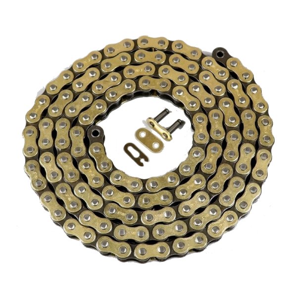 CHAINE IRIS 428 RENFORCEE OR 134 MAILLONS – BLOCKPASS